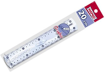 Magrudy.com - Md-242120 Ruler 20 Cm Geometric Grip ‬