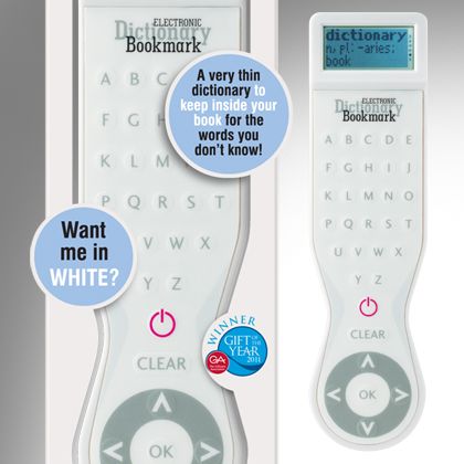 Magrudy.com - Electronic Dictionary Bookmark White ‬