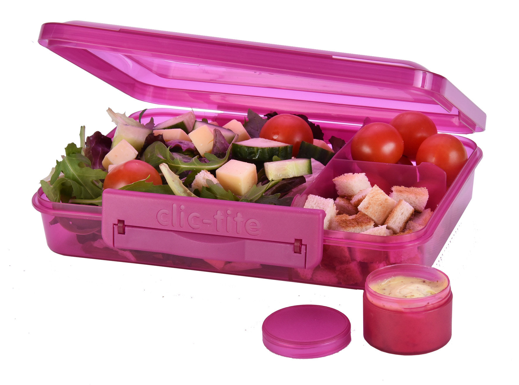 Magrudy.com - Polar Gear Clic-Tite Trio Lunch Box - 1.1L Berry (1291594) ‬